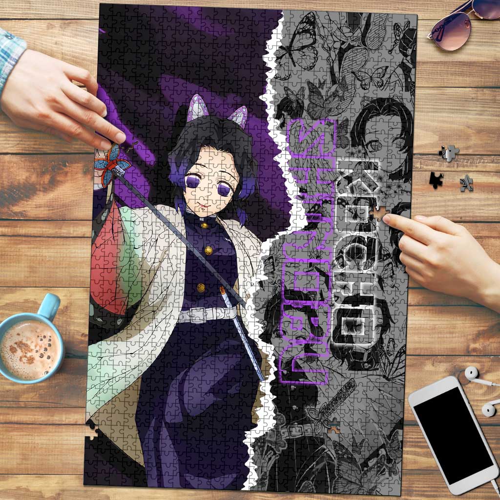Shinobu Kocho Demon Slayer Puzzle with Insect Hashira Sword Pose and ...