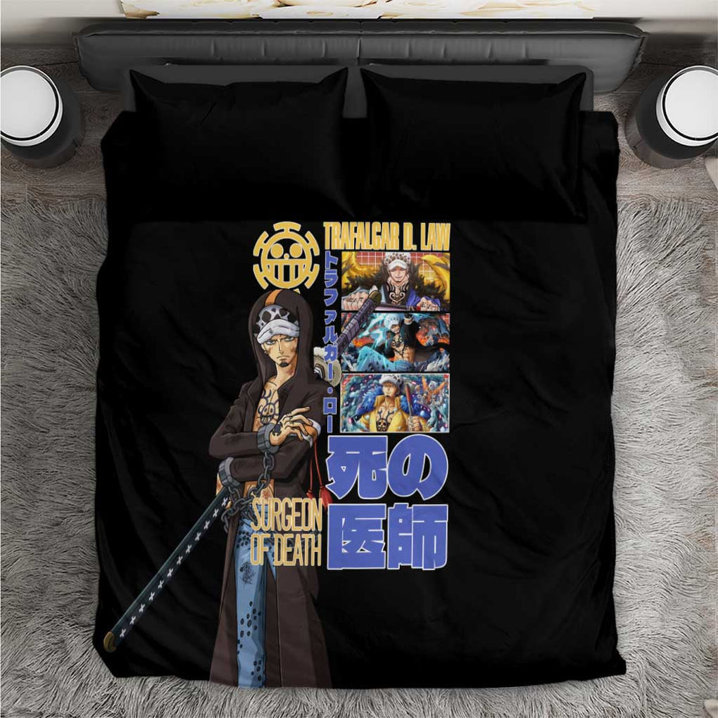 Trafalgar D. Law V3 One Piece Bedding Set Anime Style - Themazicc – The ...
