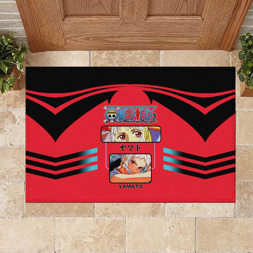 Yamato from One Piece Rubber Doormat with Fierce Samurai Armor and ...
