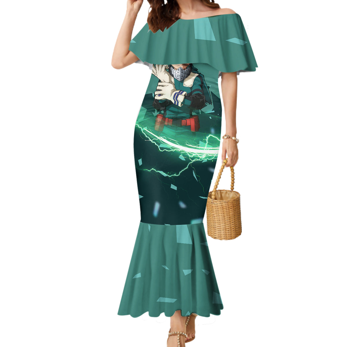 Izuku Midoriya - My Hero Academia Mermaid Dress Anime Style - Themazicc ...