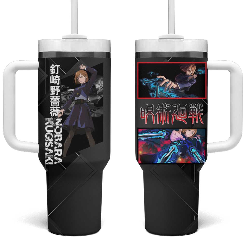 Nobara Kugisaki Jujutsu Kaisen Tumbler With Handle with Black Red ...