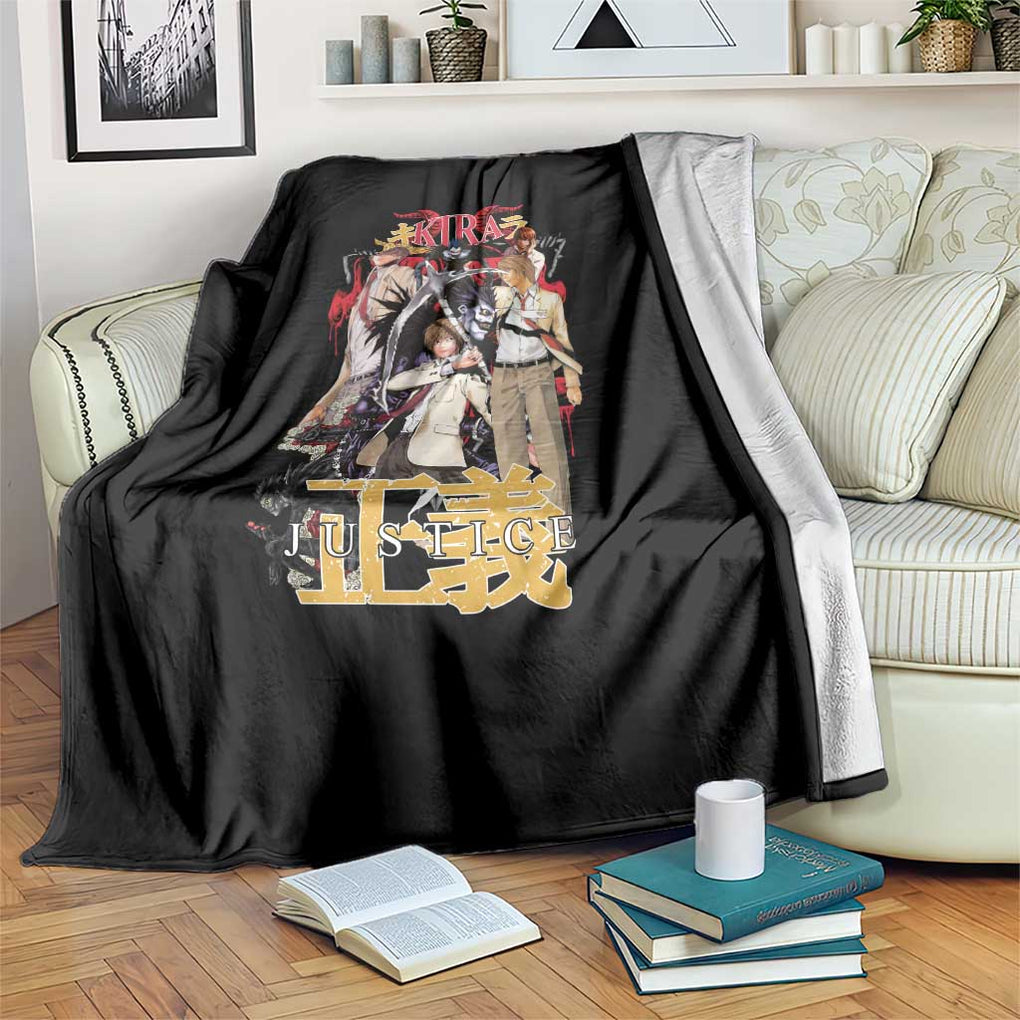 Light Yagami V2 Death Note Blanket Japan Anime Style - Themazicc – The ...