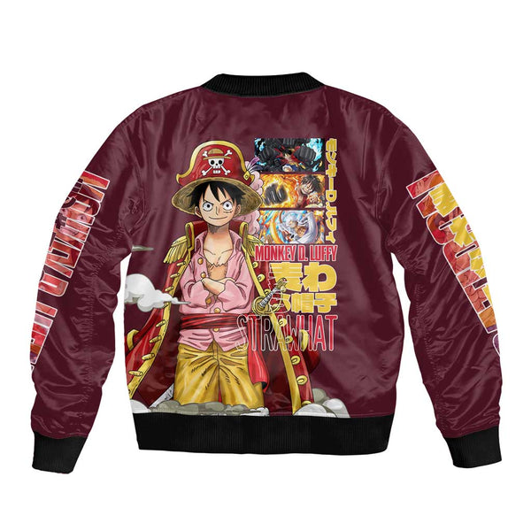 Monkey D. Luffy V3 One Piece Bomber Jacket Anime Style TS04