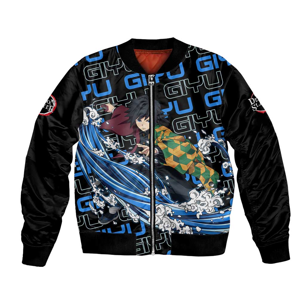 Tomioka Giyu - Demon Slayer Bomber Jacket Anime Japan Style - Themazicc ...